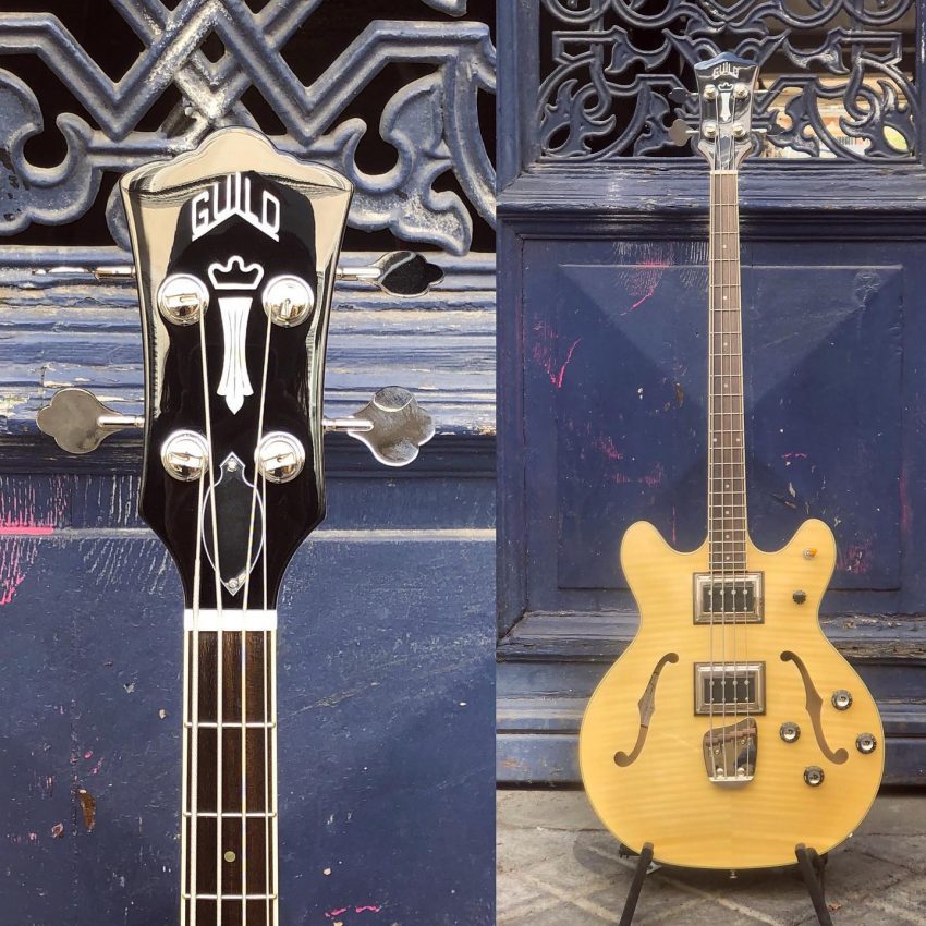 Semi-Hollow ! Guild Starfire bass II Serie Newark st. collection Érable ...